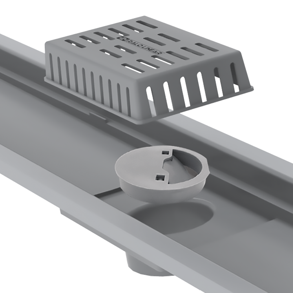 Ralo Linear Elleve Royal 132 Tampa Oculta 90cm | Copalux