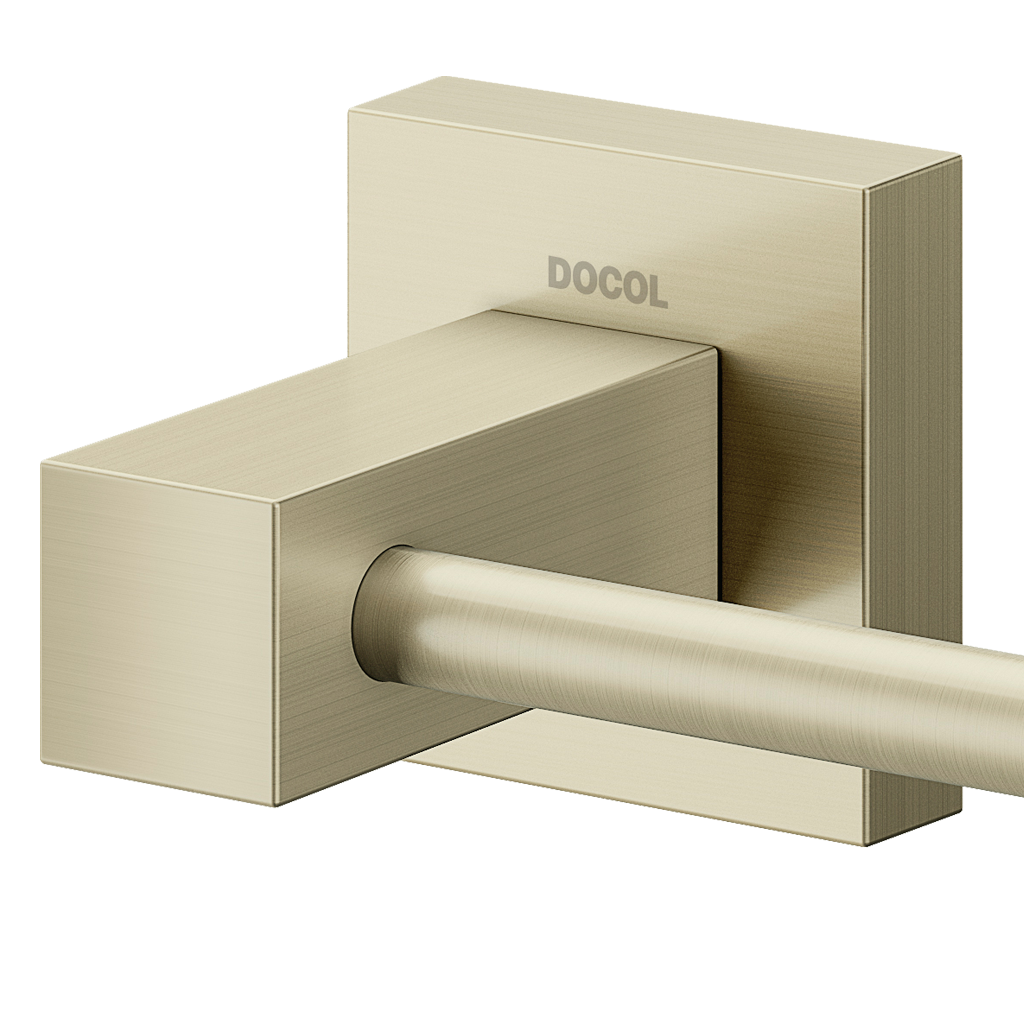 Porta Toalha Rosto Docol Square 388444 Níquel Escovado