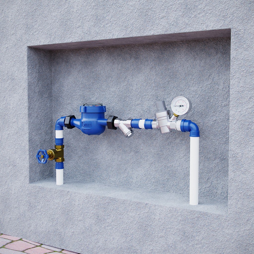 Kit Válvula Redutora de Pressão com Duchão 330604 Blukit