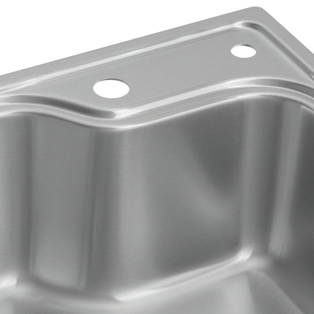 Cuba Deca Facile 60x40 Inox com Deck Retangular | Copalux